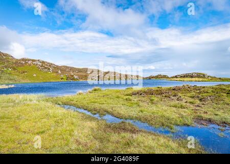 Lough at Slieve League Cliffs Stock Photo - Alamy