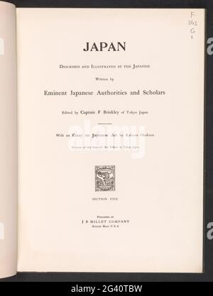 Japan described and illustrated by the Japanese section one Stock Photo ...