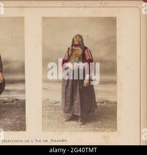 Detail of a traditional costume in Marken, The Netherlands. At King’s ...