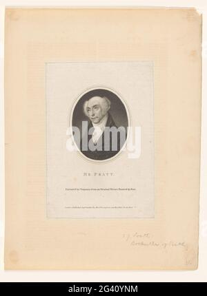 Portrait of writer Samuel Jackson Pratt, Mr. Pratt (title on object ...
