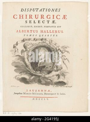 Albrecht von Haller, physicist, biologist and poet in Bern, Johann ...