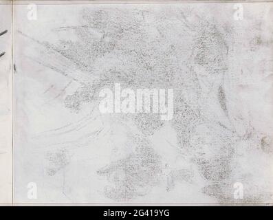 Abkatensch of the chalk drawing on leaf 10 verso. Leaf 11 Recto from a ...