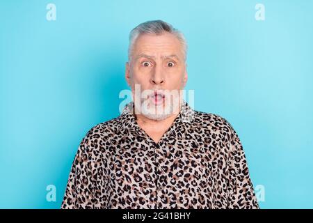 photo of shocked mature guy face with grizzled hair. mature guy face ...