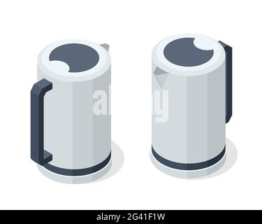 Electric kettle icon green vector Stock Vector Image & Art - Alamy