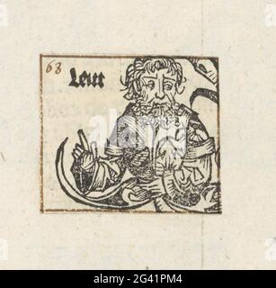 Levi, Old Testament patriarch, in Thomas Bankes Bible, Plate III Stock ...