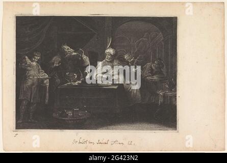 Jupiter changes king Lycaon into a wolf; Ovidii Metam. LIB. I Lycaon in ...