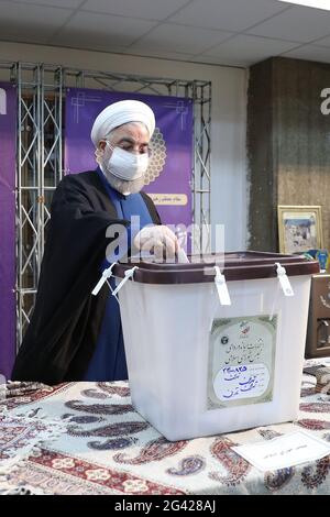 Tehran, Iran. 18th June, 2021. Iran's Supreme Leader Ayatollah Ali ...