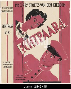 Band design for: Corry Stoltz-van Den Kieboom, couple Z.K., 1936 ...