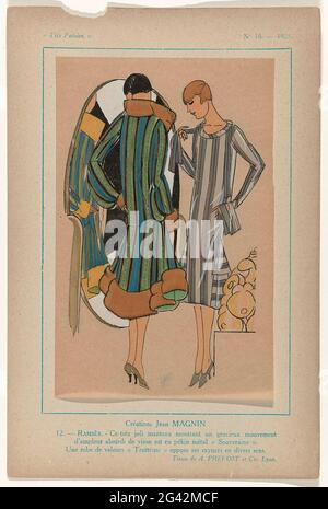 Very Parisian, 1925, No. 10, pl. 14: - La Chaste Suzanne, 1925 Mantel ...