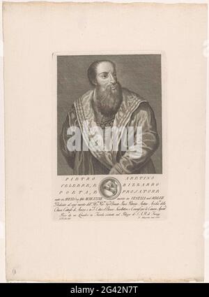 Portrait of Pietro Aretino; Italian portraits. Portrait of the Italian ...