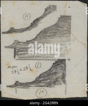 Cross sections of a picture frame Stock Photo - Alamy