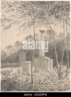 Grave monuments for Klinkhamer, Kreijenburg and Hartz, 1830, Anonymous, 1838 - 1840 print ...