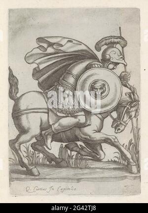 Relief with the act of Marcus Curtius; Antique sculptures in Rome ...