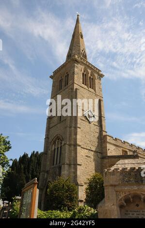 St Nicholas Church, Swineshead, Bedfordshire Stock Photo - Alamy