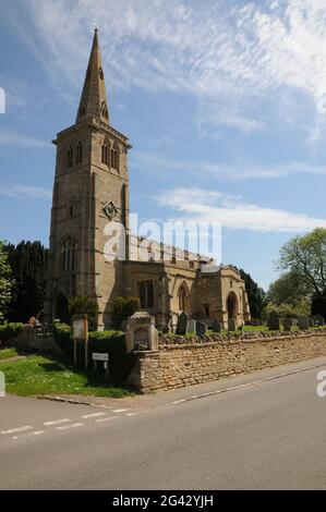 St Nicholas Church, Swineshead, Bedfordshire Stock Photo - Alamy
