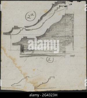 Cross sections of a picture frame Stock Photo - Alamy
