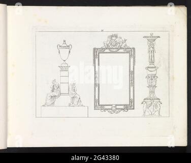 Album with designs for religious and profane objects, Pietro Ruga ...