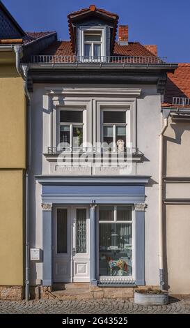 The small window of porcelain shop on Golden Lane, Hradcany, Prague ...