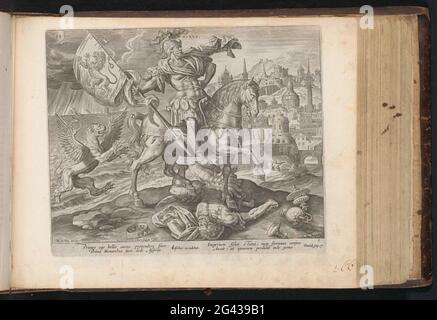 Ninus van Nineve as the first king from the vision of Daniël, 1643 ...