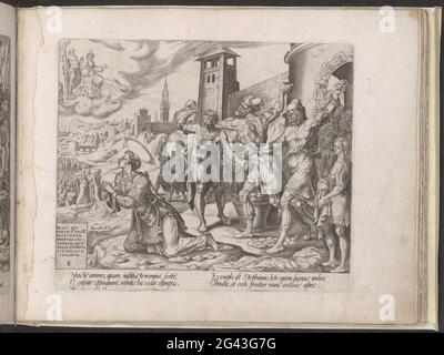 Stenigen van Stefanus; Blessed who will be prosecuted because of ...