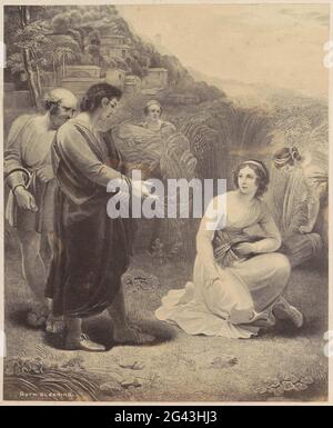 'Ruth Gleaning in the Field of Boaz', c1804. Artist: Unknown Stock ...