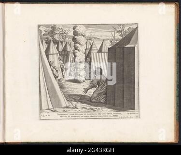 God appears to Moses in a smoking column; Paintings in the Loggia of ...