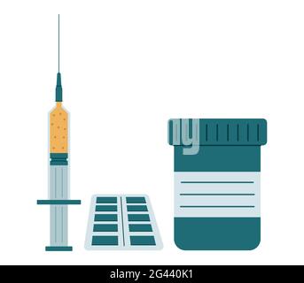 Illustration Medicines Icon Stock Photo - Alamy