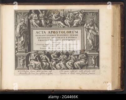 Title print of the series about the acts of the apostles; Acta ...