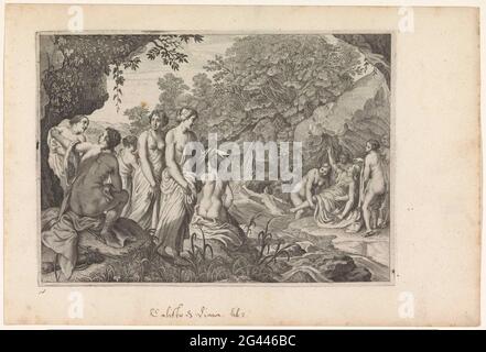 Diana discovers pregnancy of Callisto, Metamorphoses of Ovid (series ...