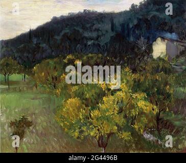 Landscape near Grasse 1884 by John Singer Sargent Stock Photo - Alamy
