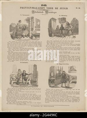 Inventions; Print warehouse for the youth; Dutch inventions. Leaf with ...