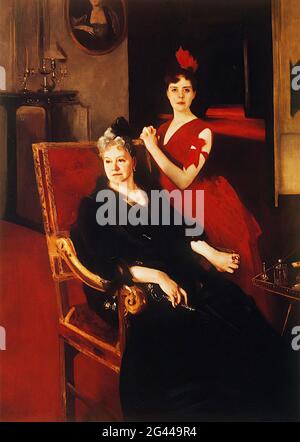 Mrs. Edward Burckhardt and her Daughter Louise 1885 by John Singer ...
