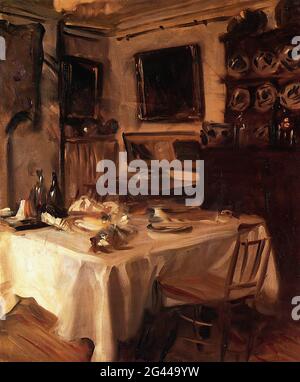 My Dining Room 1885 by John Singer Sargent Stock Photo - Alamy
