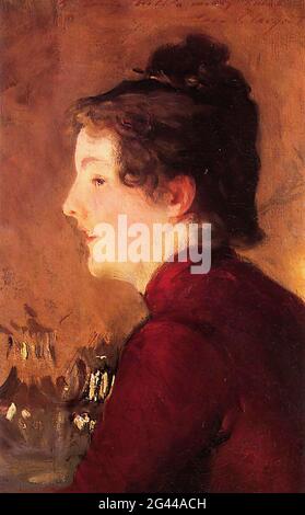 A Portrait of Violet 1889 by John Singer Sargent Stock Photo - Alamy