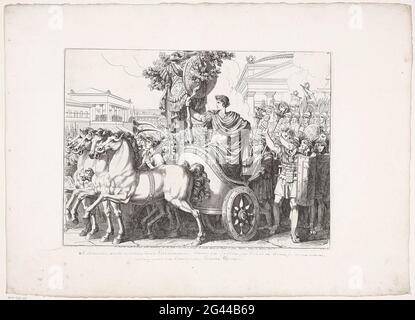 Marcus Claudius Marcellus I with armor Vertomarus, Bartolomeo Pinelli ...