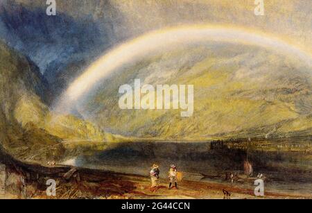 Joseph Mallord William Turner - The Rainbow- Osterspai and Filsen Stock ...