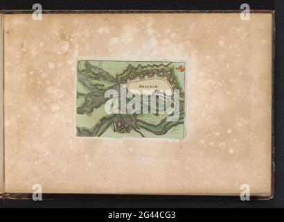 Map of Breisach Brisach Stock Photo - Alamy