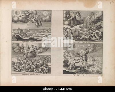 Sixth angel blows on a bazuin; Revelation of John on Patmos; ICONES ...