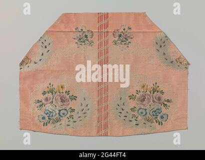 Fragment multicolored striped brochure side. Fragment multicolor silk ...