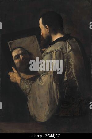 Philosopher with Mirror, Jusepe de Ribera (copy after), 1600 - 1652 ...