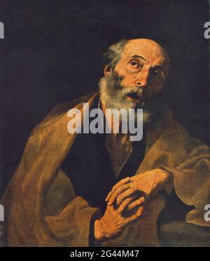 Jusepe De Ribera - Saint Peter Stock Photo - Alamy