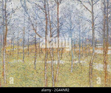 Spring landscape by Kazimir Malevich Stock Photo - Alamy