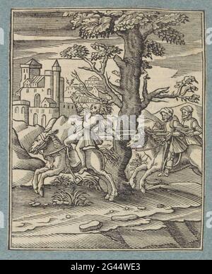 Absalom killed by Joab Stock Photo - Alamy