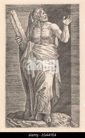 Andreas the Apostle, Christ, the Twelve Apostles and Paul, Hendrick ...