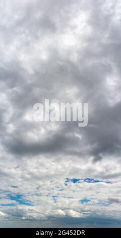 Fantastic thunderclouds, vertical panorama Stock Photo - Alamy