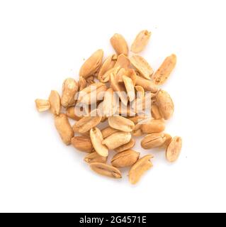 roast nuts on white background Stock Photo - Alamy