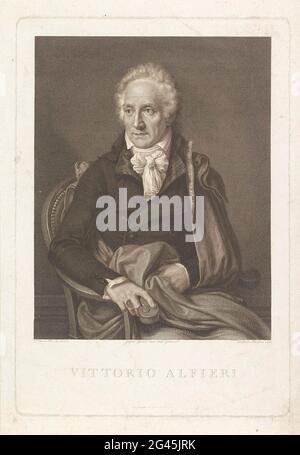 Portrait of writer, poet and actor Vittorio alfieri Stock Photo - Alamy