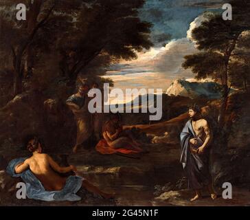 Landscape with Apollo and Marsyas Stock Photo - Alamy