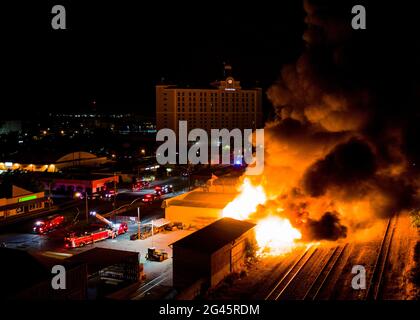 A Modesto California fire department truck Stock Photo - Alamy