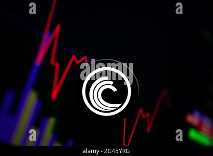 BitTorrent BTT Cryptocurrency. BTT coin growth chart on the exchange ...